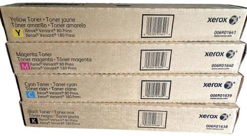 Xerox Toner SET CMYK Versant 80 180 Press 4szt. (006R01642+006R01643 ...