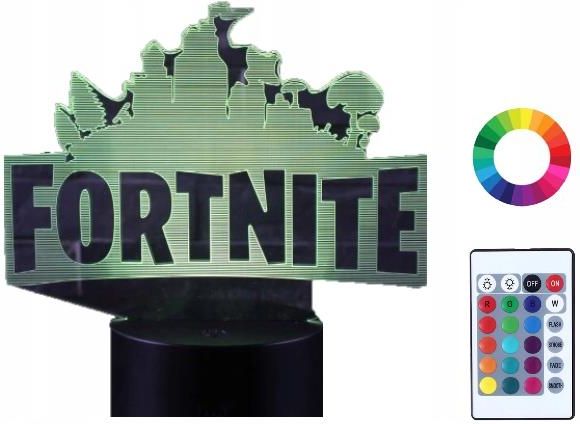 Plexido Lampka 3D Led Fortnite Multicolor - Ceny i opinie - Ceneo.pl