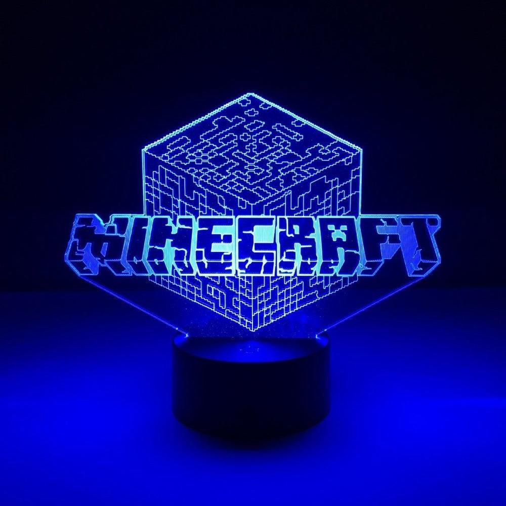 Lampka Nocna Minecraft Gra 3D Led Imię Grawer - Ceny i opinie - Ceneo.pl