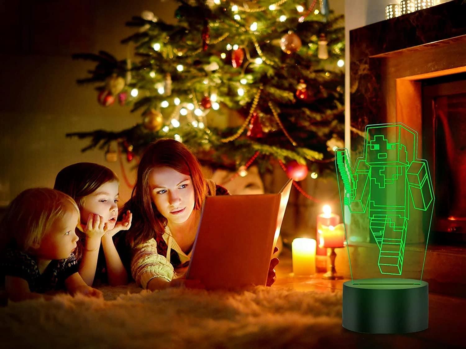 Plexido Lampka LED 3D Minecraft Postać - Ceny i opinie - Ceneo.pl