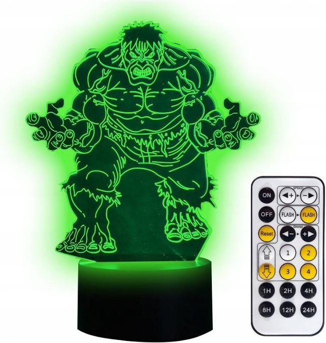 Lampka 3D Led Hulk Usb/Baterie + Pilot - Opinie i atrakcyjne ceny na ...