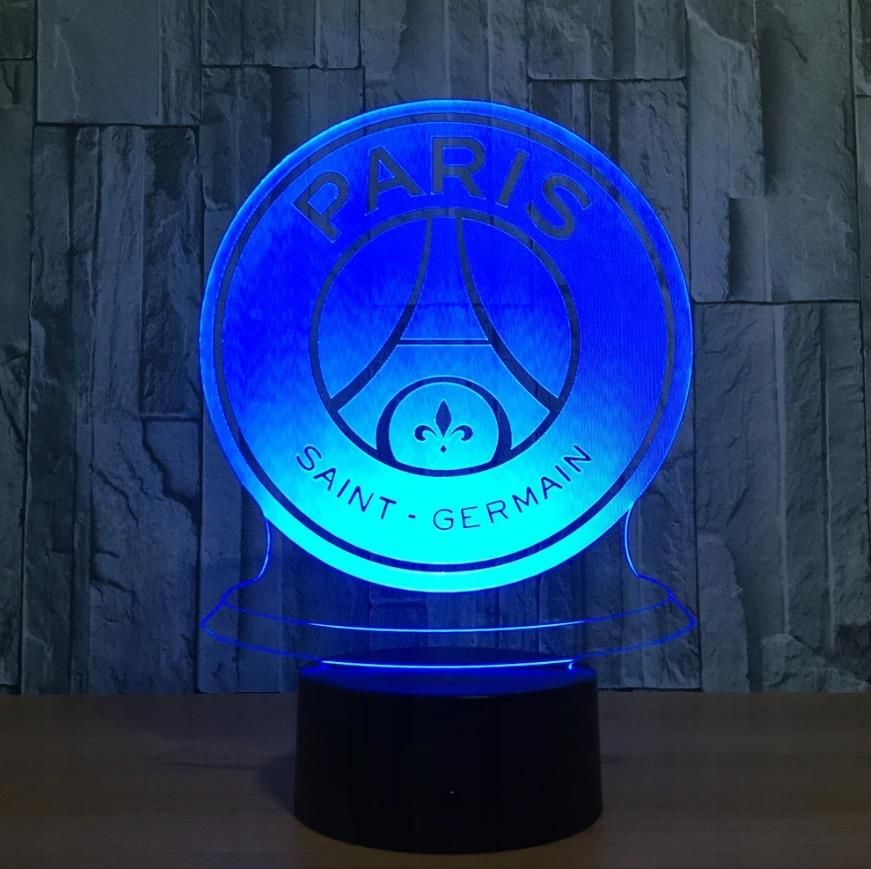 Lampka Nocna 3D Led Psg Paris Saint Germain - Ceny i opinie - Ceneo.pl