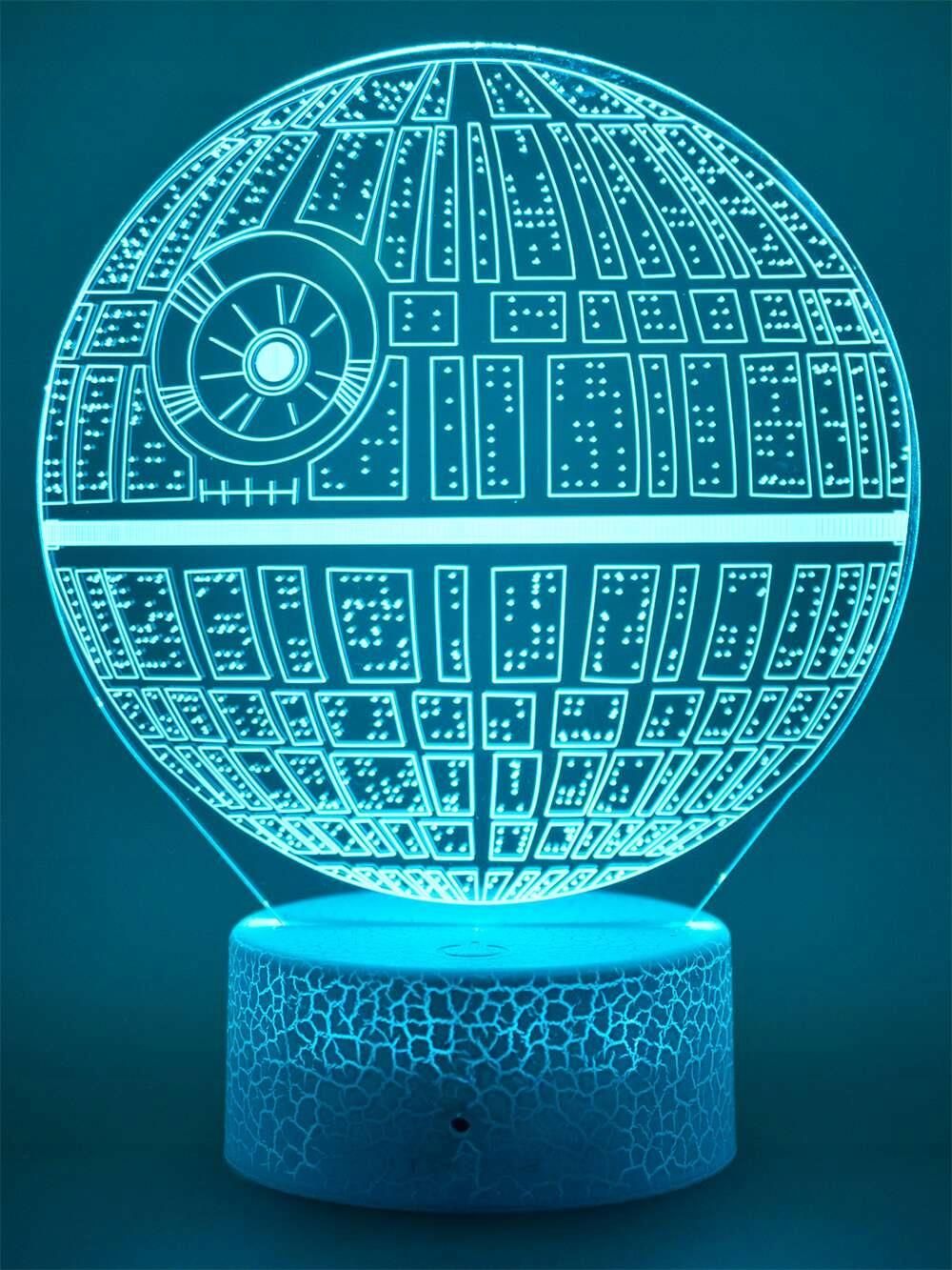 Lampka 3D Led Star Wars Gwiezdne Wojny + Pilot - Ceny i opinie - Ceneo.pl