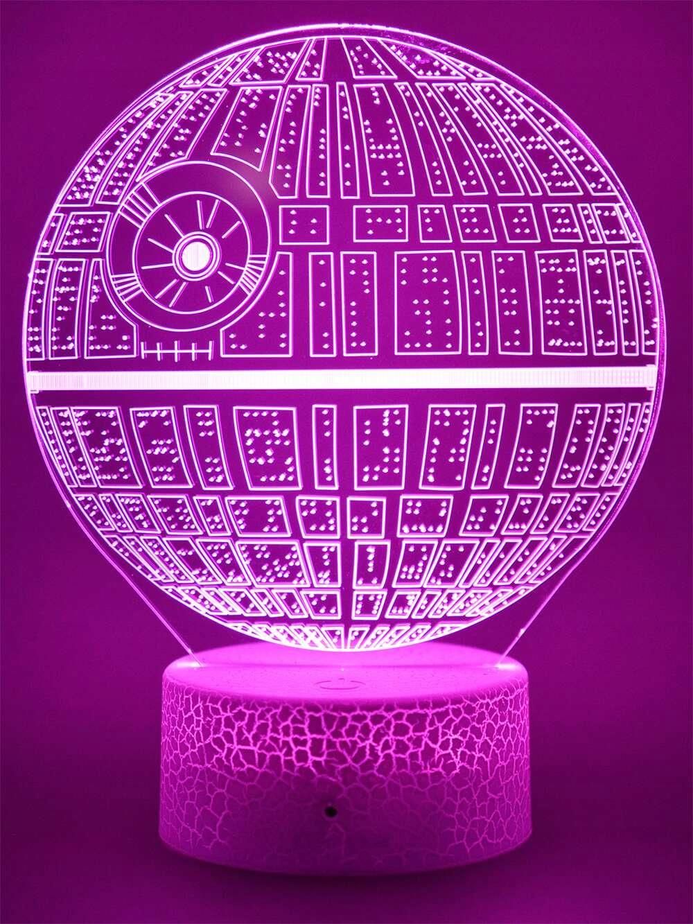 Lampka 3D Led Star Wars Gwiezdne Wojny + Pilot - Ceny i opinie - Ceneo.pl