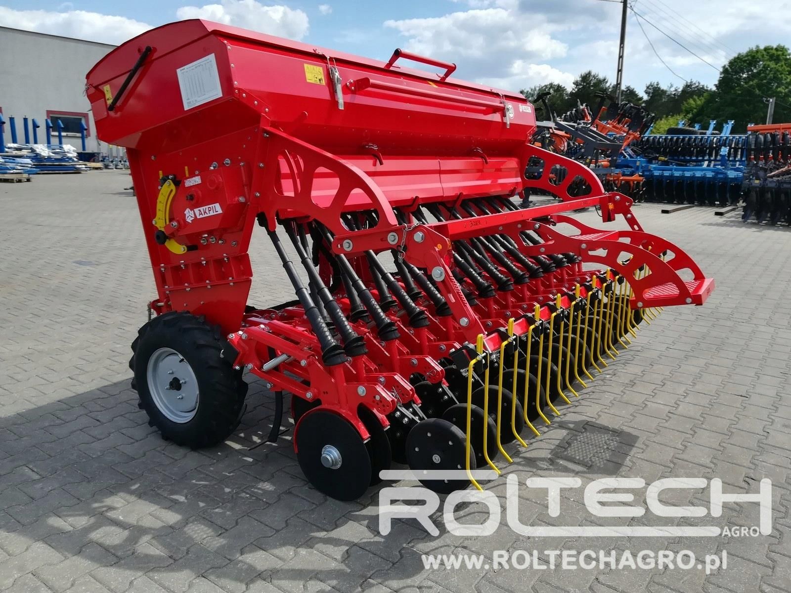 Siewnik Zbożowy Talerzowy 2,7m 3m SEED AKPIL GRANO - Opinie i ceny na Ceneo.pl