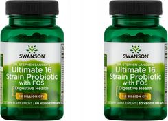 Swanson Ultimate 16 Strain Probiotic 60kaps. - Opinie i ceny na Ceneo.pl