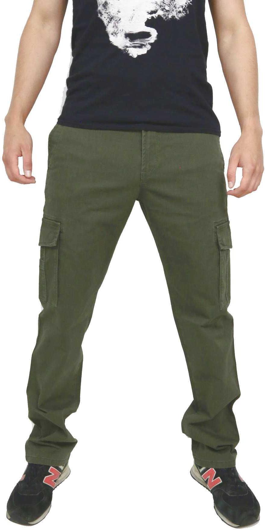 Wedan Jeans Spodnie Wedan Dżinsowe Cargo Oliwkowe - Ceny i opinie ...