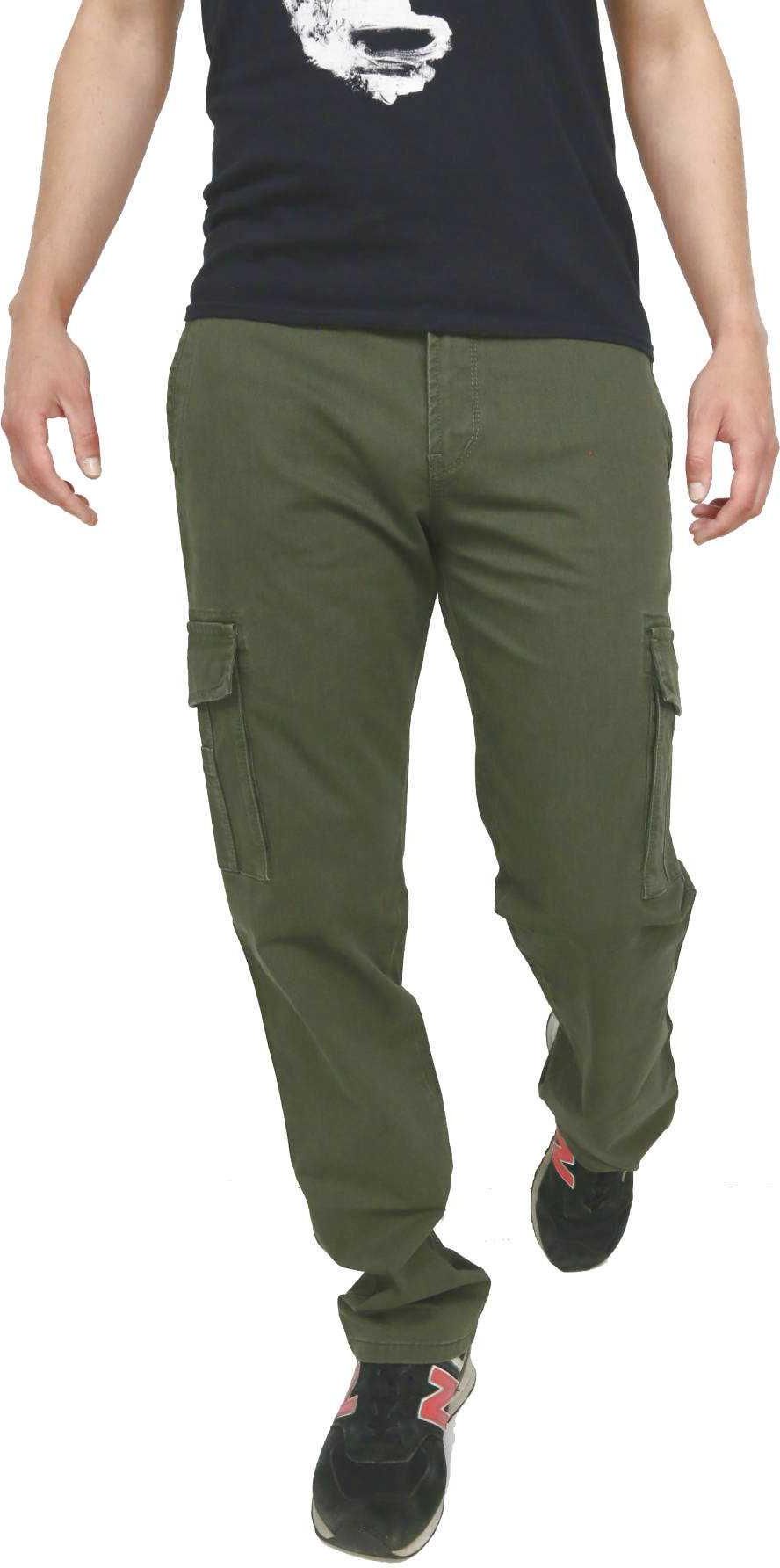 Wedan Jeans Spodnie Wedan Dżinsowe Cargo Oliwkowe - Ceny i opinie ...