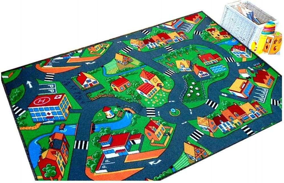 Dywan Dziecięcy Z Ulicami Drogami Rondami 200X200 - Ceny i opinie ...