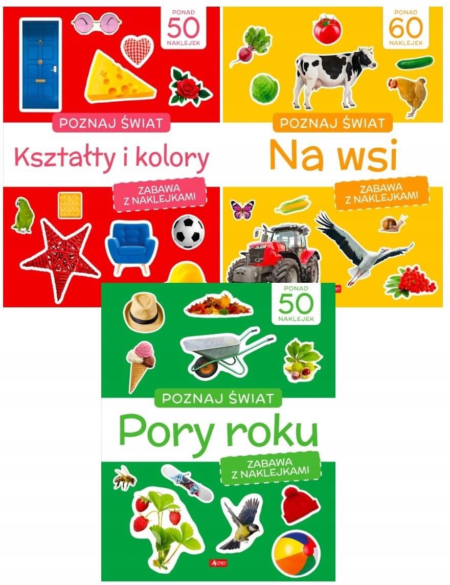 Poznaj świat Naklejki Pakiet 3w1 Kolory Pory roku - Ceny i opinie ...