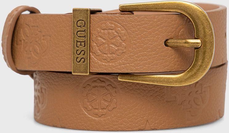 Guess pasek damski kolor beżowy - Ceny i opinie - Ceneo.pl