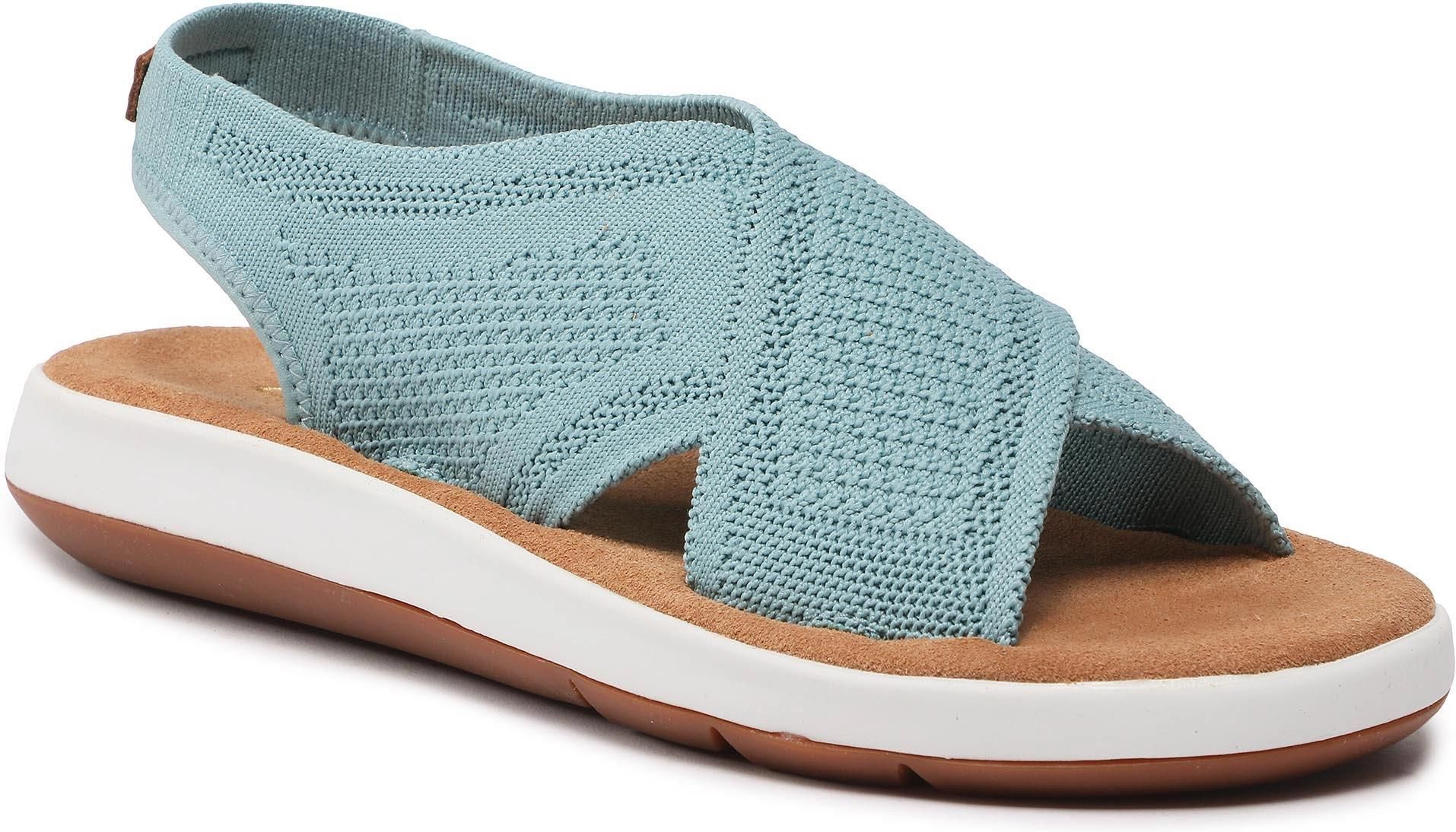 Sandały CLARKS - Jemsa Dash 261642964 Turquoise Knit - Ceny i opinie ...