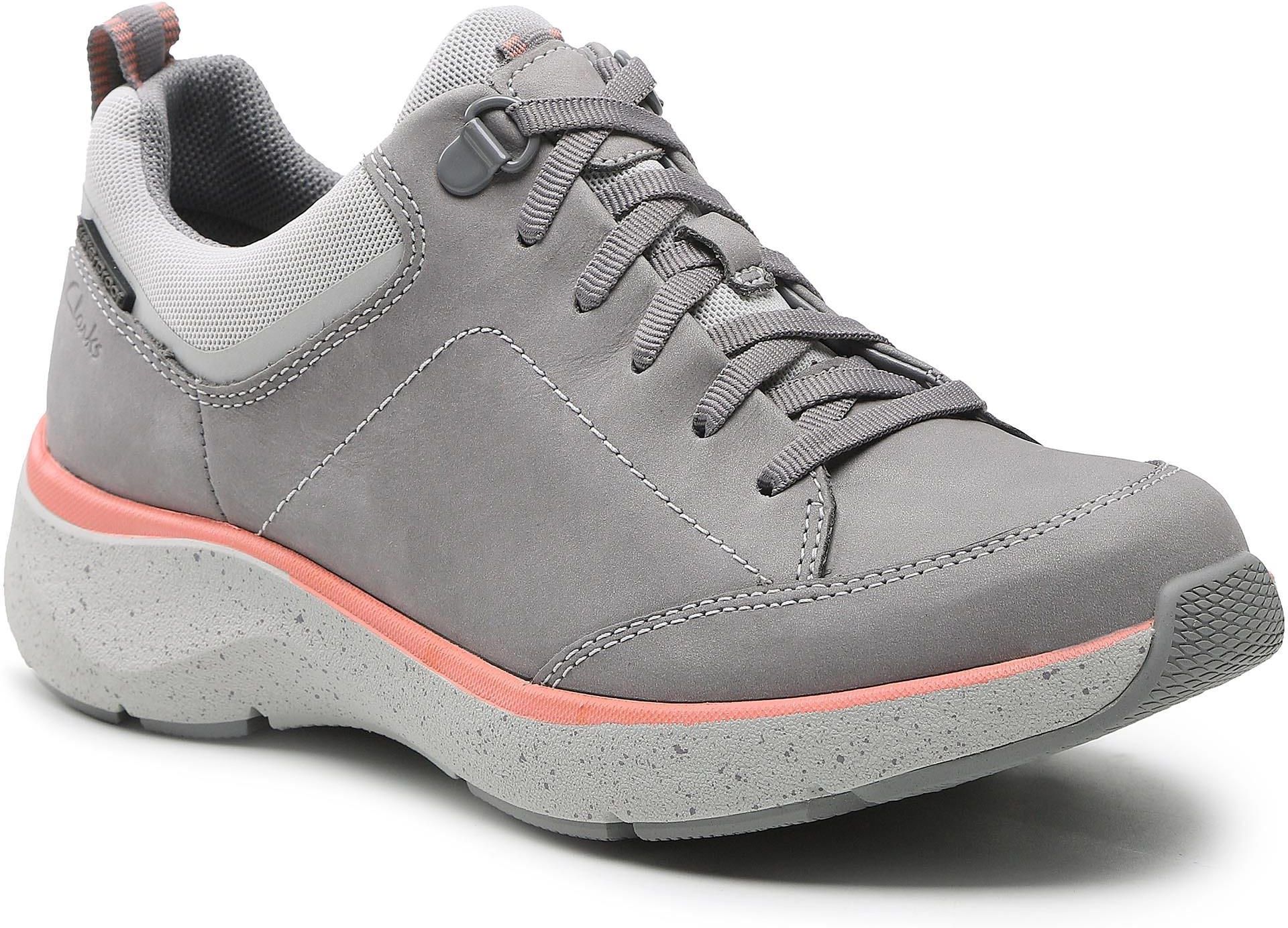 Sneakersy CLARKS - Wave2.0 Lace 26165792 Grey/Peach - Ceny i opinie ...