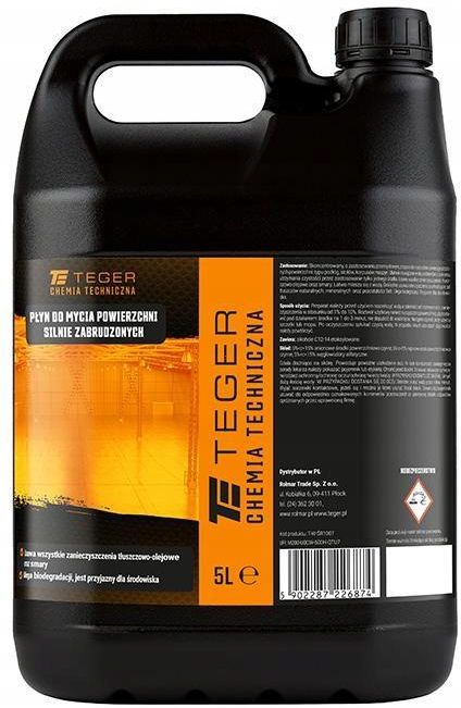 Teger Płyn Do Silnie Zabrudzonych Powierzchni 5L - Opinie i atrakcyjne ...