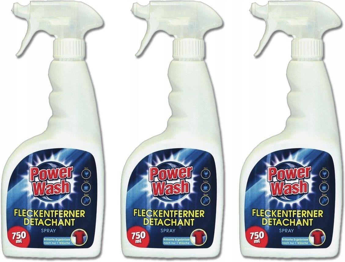 Power Wash Super Odplamiacz Mocny Spray 3X 750ml - Ceny i opinie - Ceneo.pl