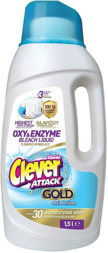 Clovin Clever Wybielacz W Płynie 1,5L - Opinie i atrakcyjne ceny na Ceneo.pl