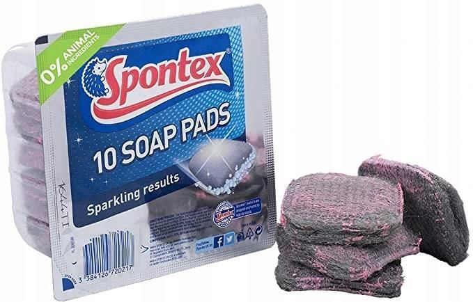 Spontex Czyściki Nasączane Soap Pads 10Szt 1990006 - Opinie i ...
