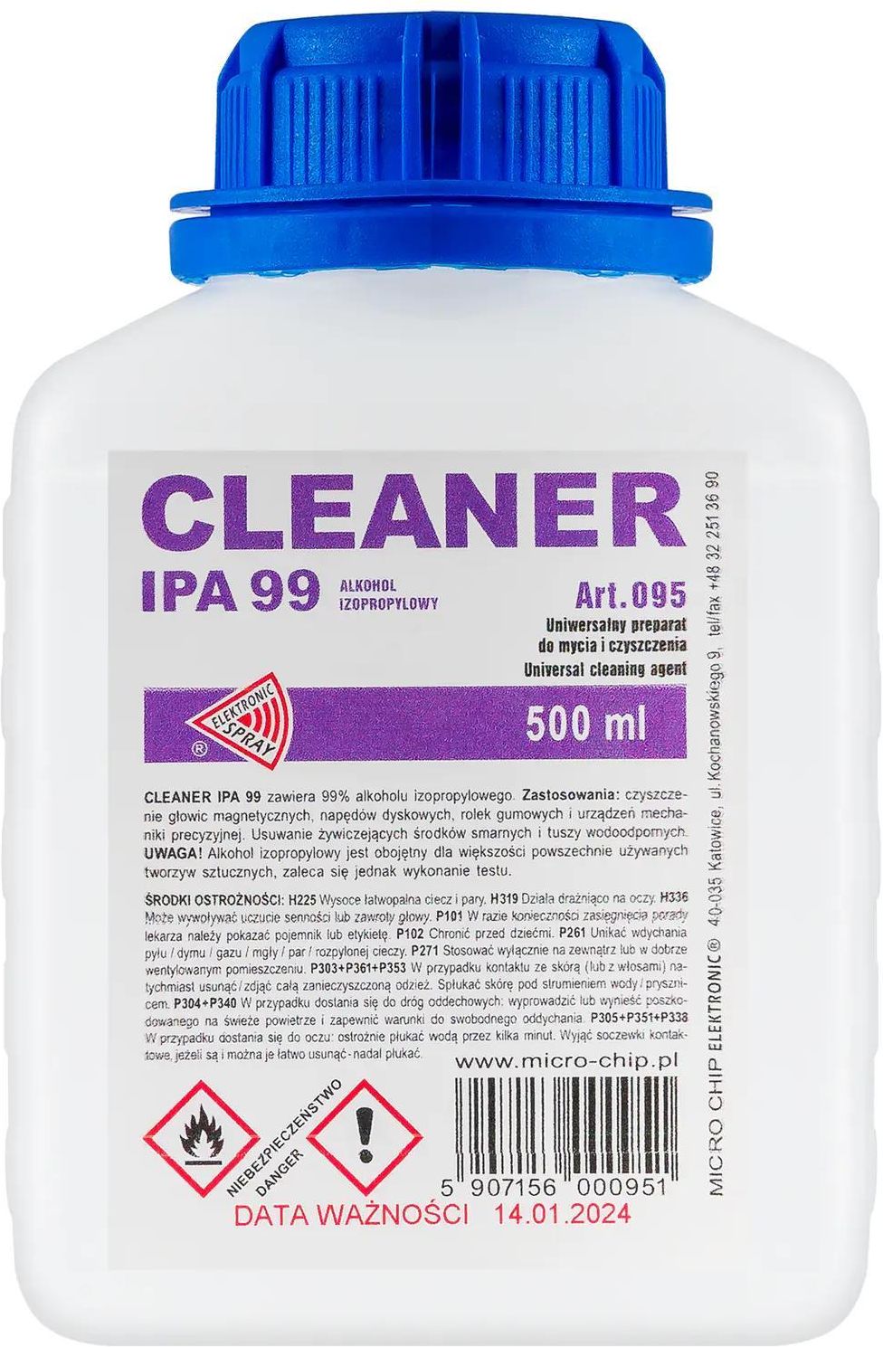 Micro Chip Cleanser Ipa 99 500 ml Microchip - Opinie i atrakcyjne ceny ...