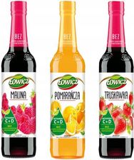 Łowicz Mix Syropów Owocowych 3 x 400ml - Ceny i opinie - Ceneo.pl