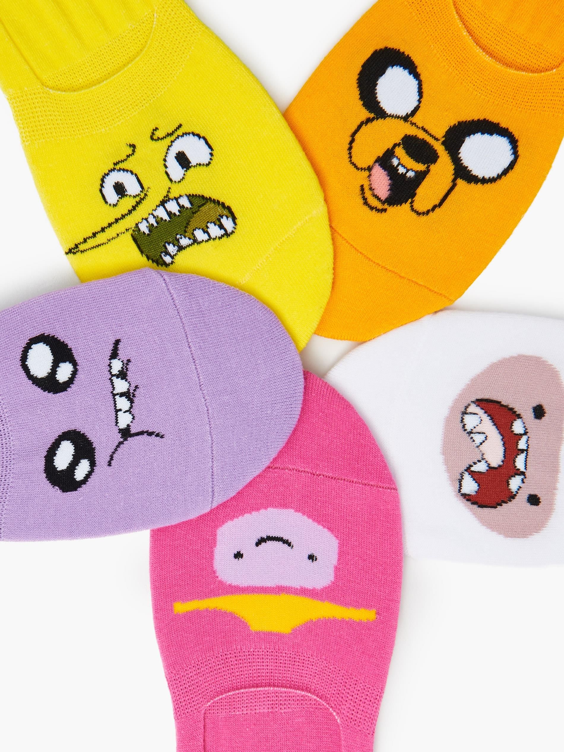 Cropp - 5 pack skarpetek Adventure Time - Wielobarwny - Ceny i opinie ...
