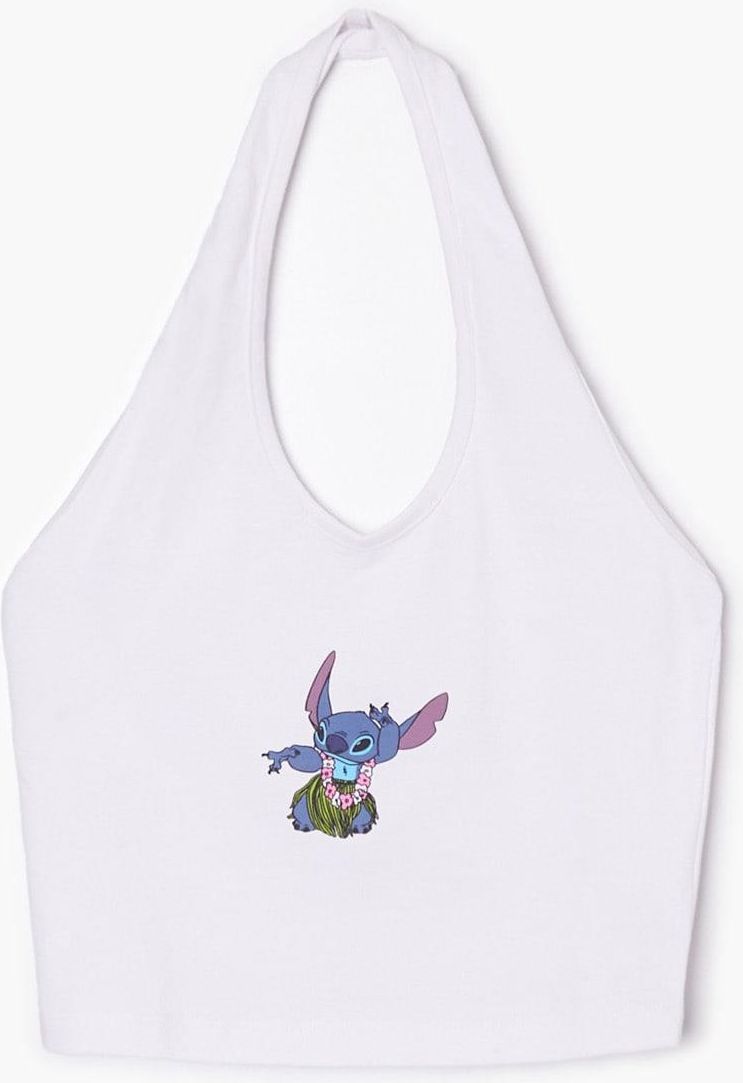 Cropp - Crop top Lilo i Stitch - Kremowy - Ceny i opinie - Ceneo.pl