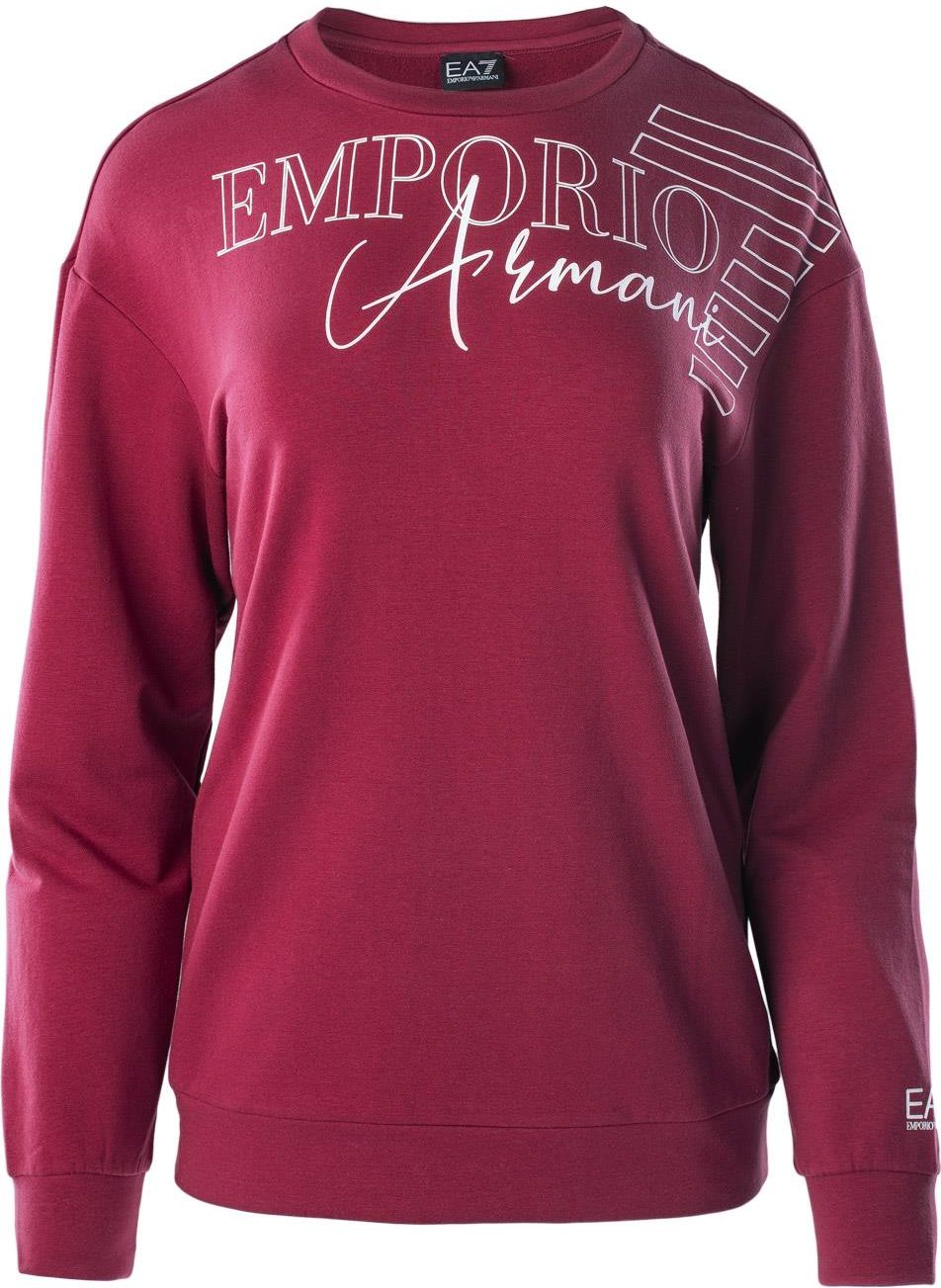 Damska Bluza EA7 EMPORIO ARMANI TRAIN LOGO SERIES W T-TOP CN MAXI LOGO ECO LT FLC ...