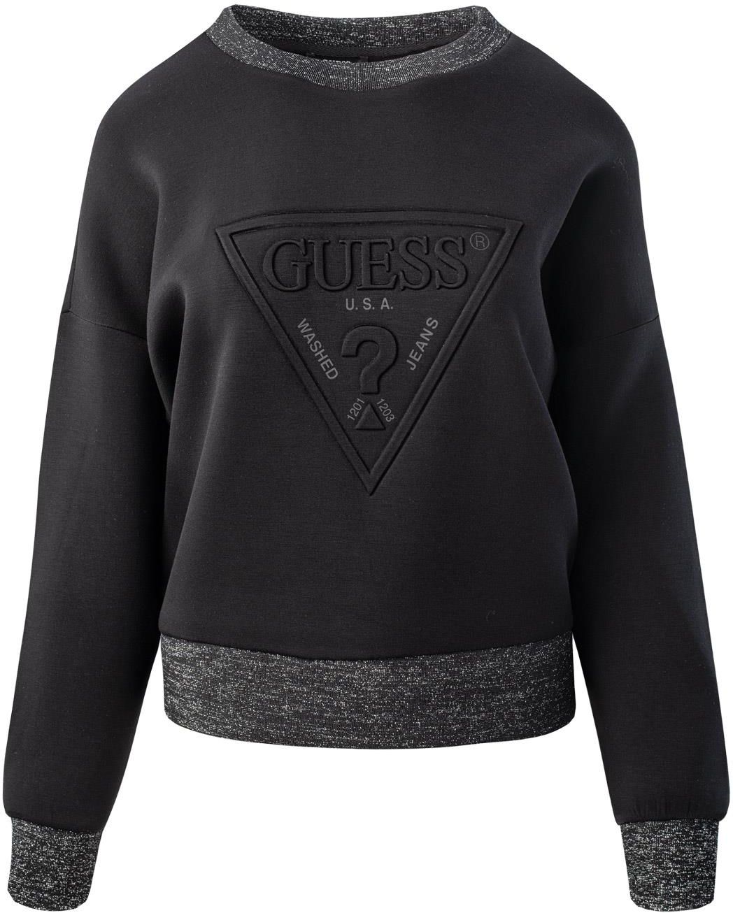 Damska Bluza GUESS CORINA SWEATSHIRT W1BQ04K7UW2-JBLK - Ceny i opinie ...