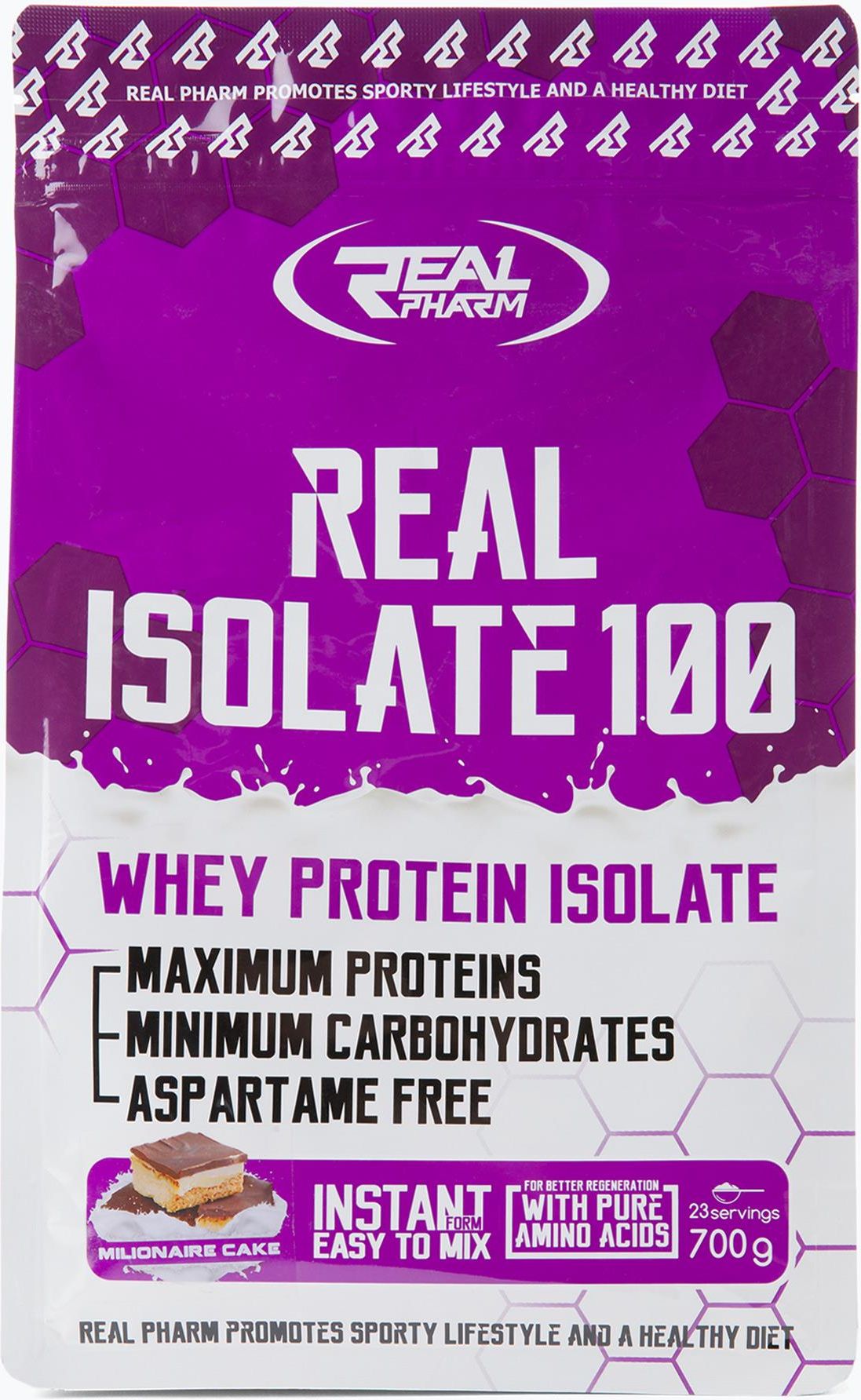 Odżywka białkowa Real Pharm Whey Isolate 700g - Ceny i opinie - Ceneo.pl