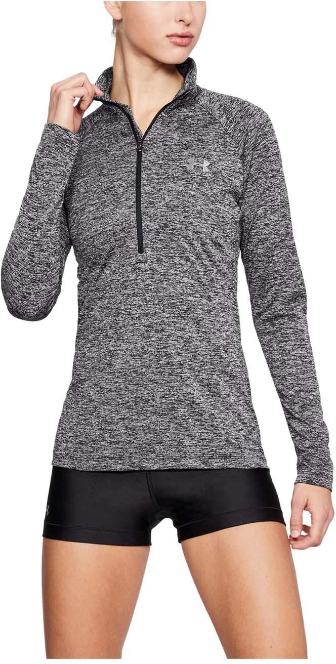 Damska Bluza UNDER ARMOUR TECH 1/2 ZIP - TWIST 1320128-001 - Ceny i ...