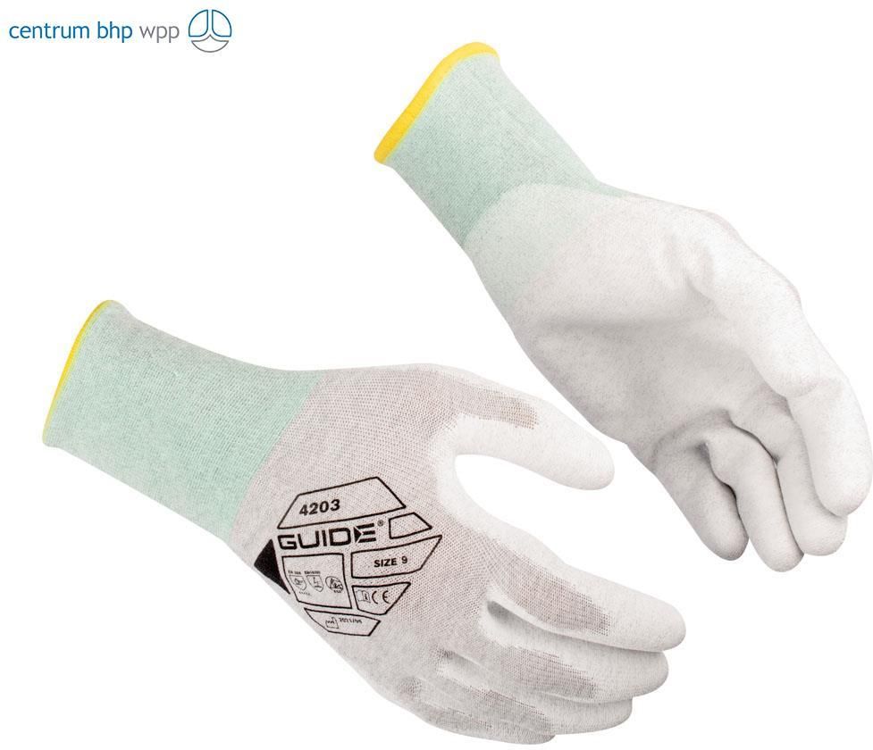 Rękawice Esd Guide 4203 388:2016 4141X En 16350 Iec 61340-5-1 - Ceny i ...