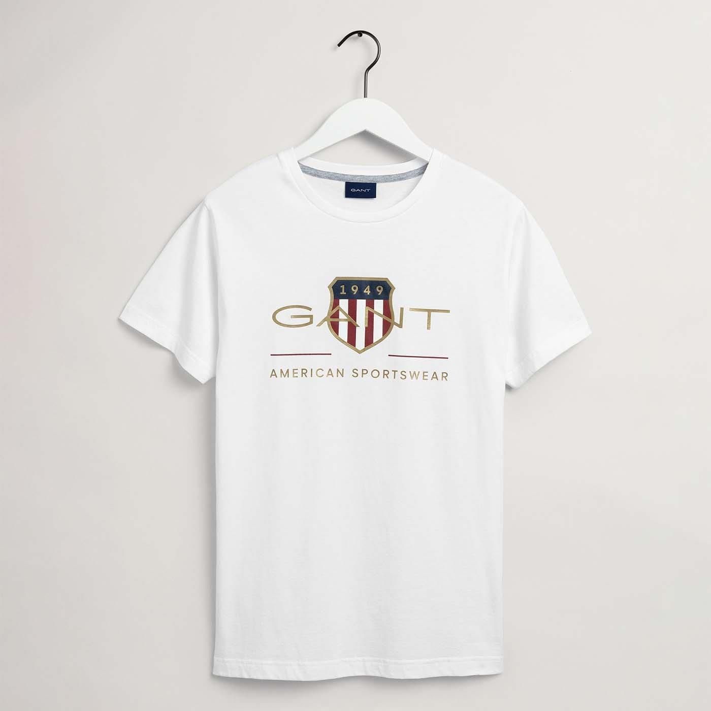 Męska Koszulka GANT D2. ARCHIVE SHIELD SS T-SHIRT 2003099.110 - Ceny i ...