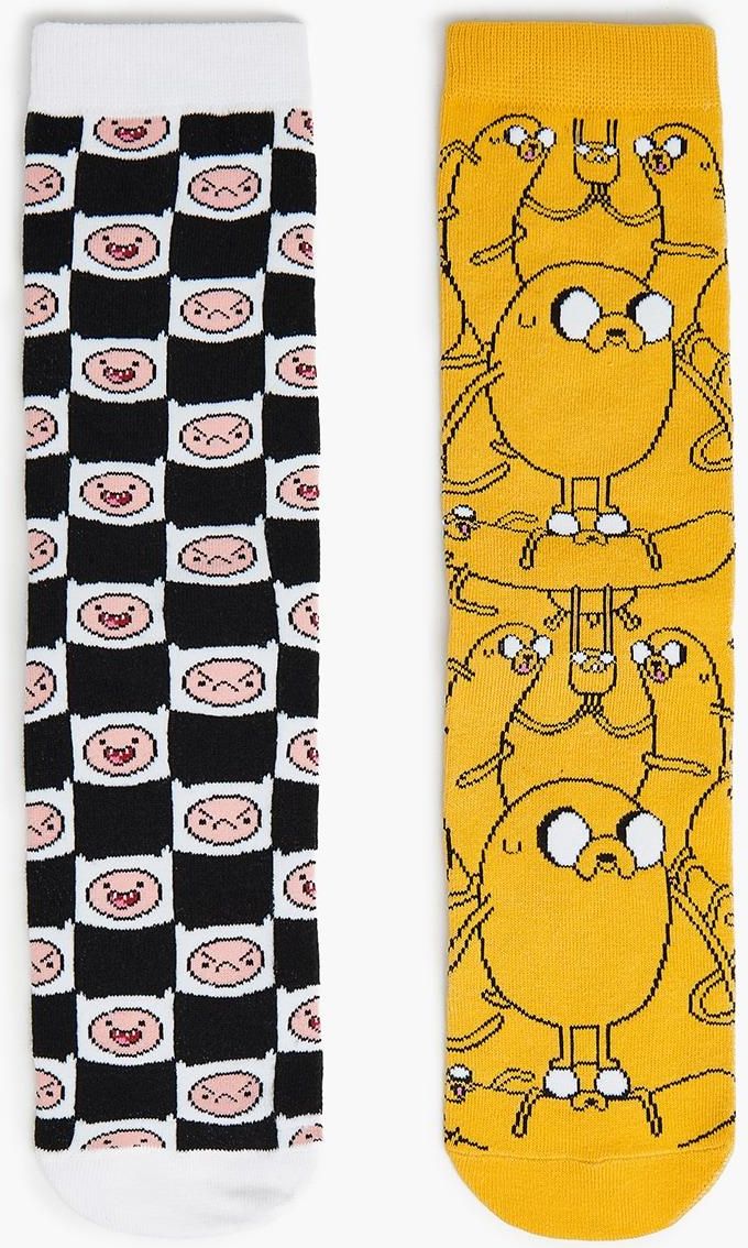 Cropp - 2 pack skarpet Adventure Time - Żółty - Ceny i opinie - Ceneo.pl