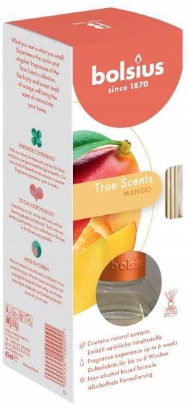 Bolsius Dyfuzor Zapachowy Mango Fragrance Diffuser True Scents 45 Ml ...