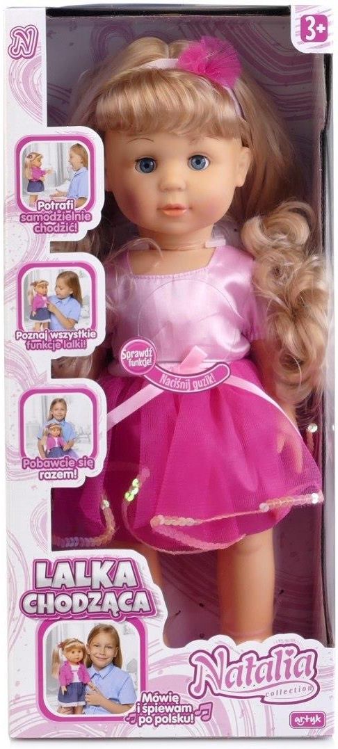 Lalka LALKA NATALIA CHODZĄCA INTERAKTYWNA MÓWI ŚPIEWA PL - Ceny i ...