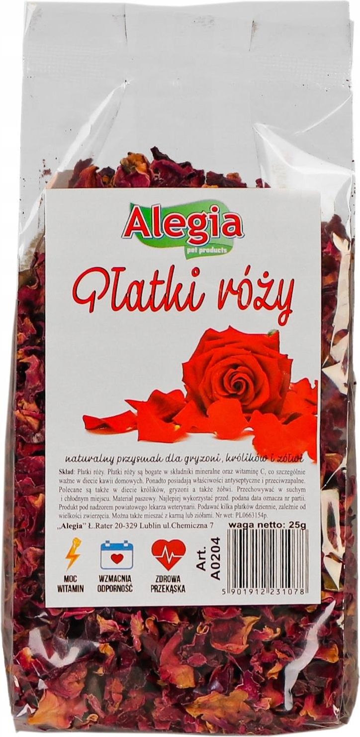 Alegia - Płatki róży 25g - Ceny i opinie - Ceneo.pl
