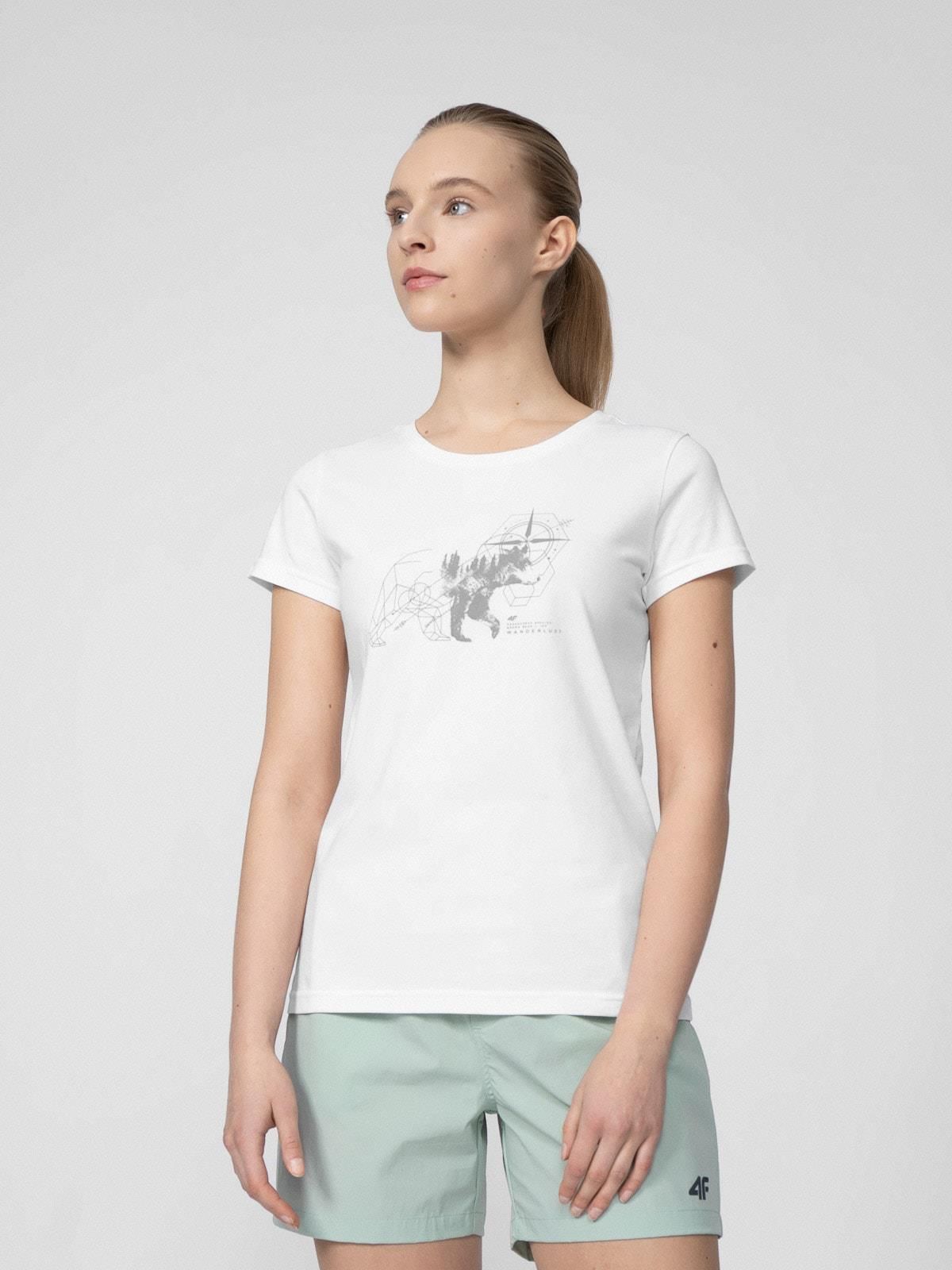 T-shirt regular z bawełny organicznej damski - Ceny i opinie - Ceneo.pl