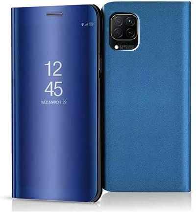 Huawei P40 Lite Etui Na Flip Clear View Z Klapką Niebieski - Etui na ...
