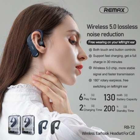 Zestaw słuchawkowy Remax Słuchawka Bezprzewodowa / Bluetooth Rb-T2 Czarna - Opinie i ceny na ...