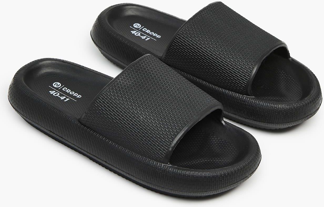 Cropp - Czarne klapki - Czarny - Ceny i opinie - Ceneo.pl