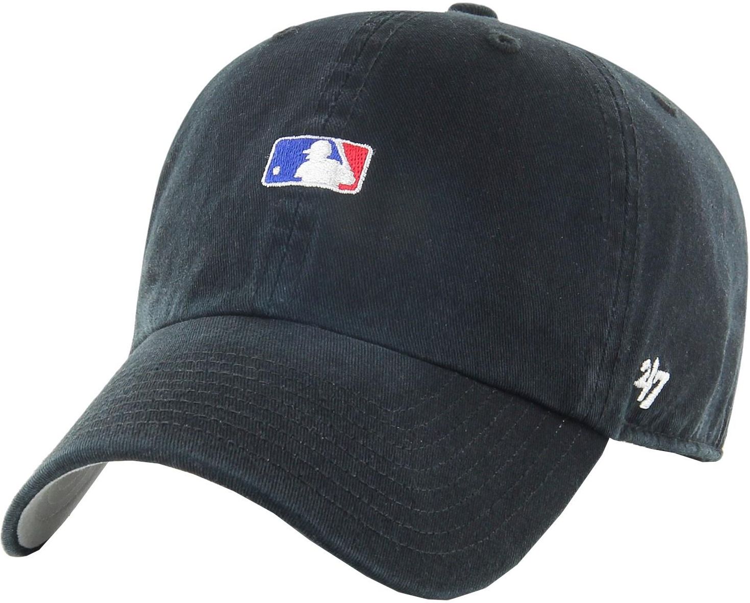 47 Brand MLB Batter Man Logo Base Runner Cap MLB-BSRNR01GWS-BK ...