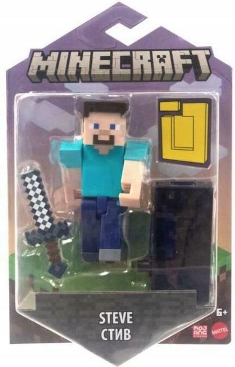 Mattel Minecraft Steve 8Cm GTP08/HFC27 - Ceny i opinie - Ceneo.pl