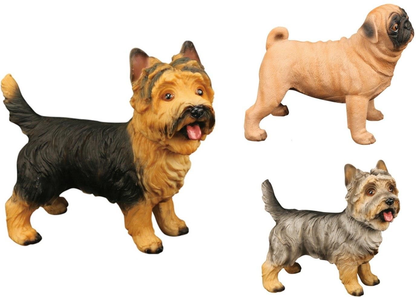 Figurka Gumowa Pies Mix York Mops 21X11X17cm - Ceny i opinie - Ceneo.pl