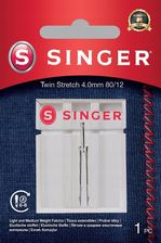 Singer Twin Stretch Needle Decorative 4.0 80/12 - Ceny i opinie - Ceneo.pl