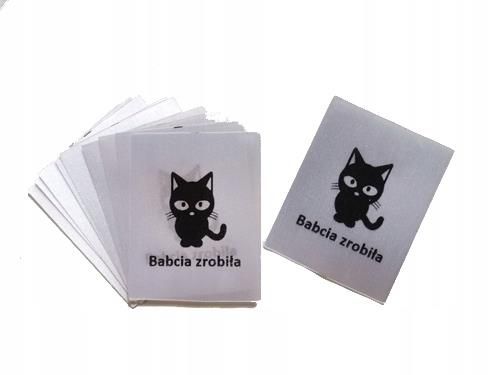 Tip Top Wszywka Metka Babcia Zrobiła Kot 5X4cm 10 Szt. - Ceny i opinie ...