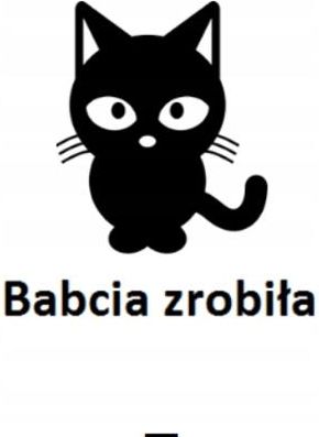 Tip Top Wszywka Metka Babcia Zrobiła Kot 5X4cm 10 Szt. - Ceny i opinie ...
