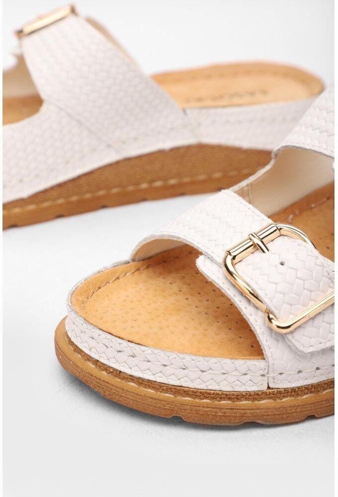 Klapki Lasocki RST-2228-01 Biały - Ceny i opinie - Ceneo.pl