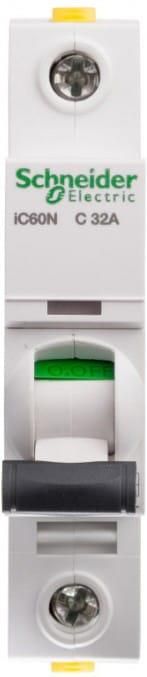 Bezpiecznik Schneider Electric Wyłącznik Nadprądowy 1P C 32A 6Ka Ac Ic60N-C32 A9F04132 - Opinie ...