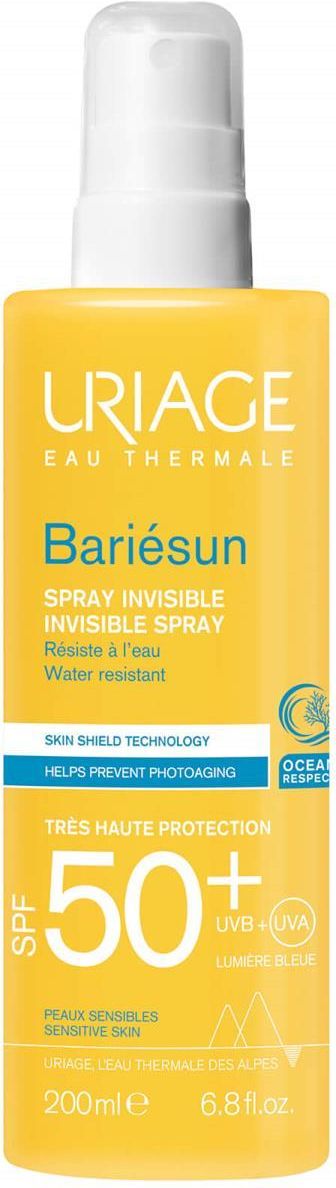Uriage Bariésun Spray SPF 50+ spray ochronny do twarzy i ciała 200 ml - Opinie i ceny na Ceneo.pl