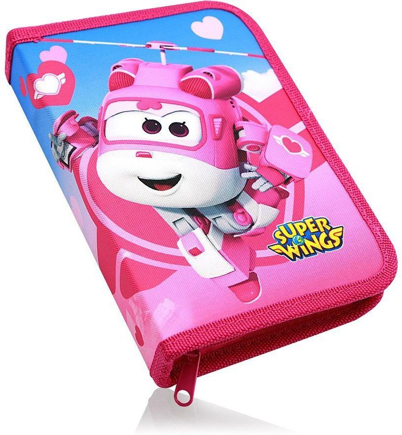 Setino Piórnik Super Wings Różowy Frunia Dizzy Samoloty Roboty Serca ...