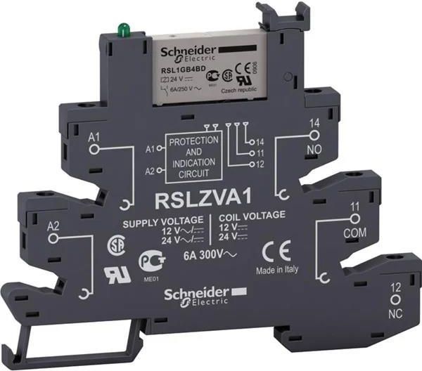 Schneider Electric Socket With Screw Terminals 12-24V Ac/Dc (RSLZVA1 ...
